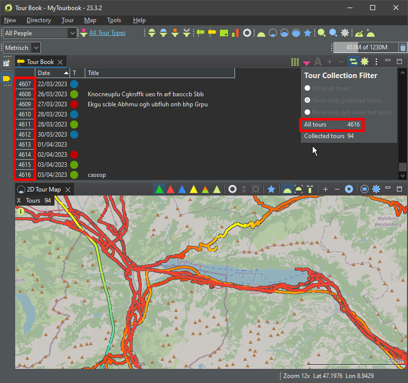 [Feature : Flat Tour Book View] Filter tours which are collected/not ...