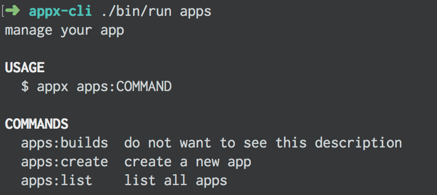 How Do Create Nested Topic Descriptions · Issue 65 · Oclif Oclif · Github