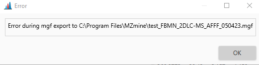 EXPORT FOR GNPS - ISSUE · Issue #1268 · mzmine/mzmine · GitHub