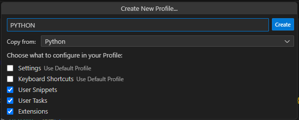 Profiles: Extend from Default Profile · Issue #156144 · microsoft ...