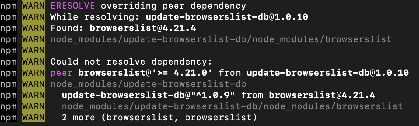 Cannot --update-db with Yarn on Windows · Issue #531 · browserslist/browserslist · GitHub