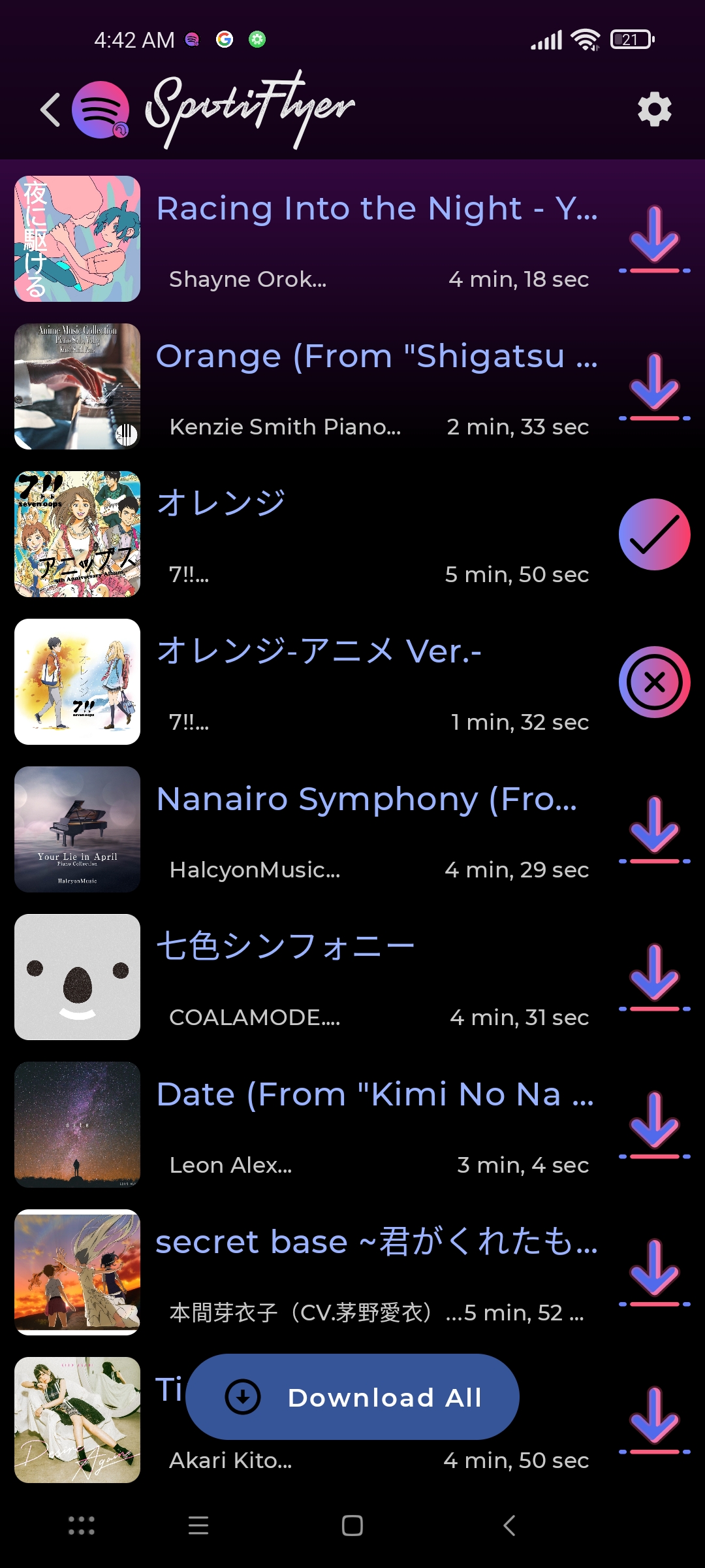 Some music won't to be downloaded. · Issue #121 · Shabinder/SpotiFlyer · GitHub