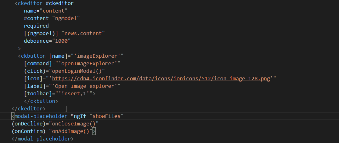 How to add image browser plugin · Issue #144 · yabab-dev/ng2-ckeditor · GitHub