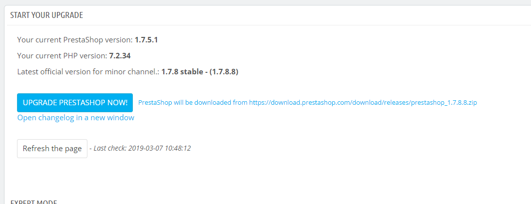 Update button doesn't work · Issue #31843 · PrestaShop/PrestaShop · GitHub