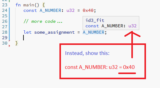 Feature Request Show Value Of Constant On Hover Tooltip · Issue 10783 · Rust Langrust