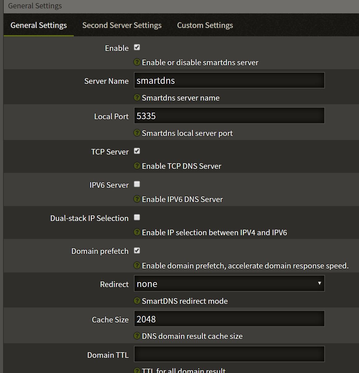 SmartDNS科学部分，V2正常，TJ不通，烦请L大疏通 · Issue #2548 · coolsnowwolf/lede · GitHub