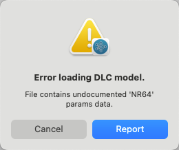 Error loading DLC model. File contains 'NR64' data. · Issue #1185 · lutzroeder/netron · GitHub
