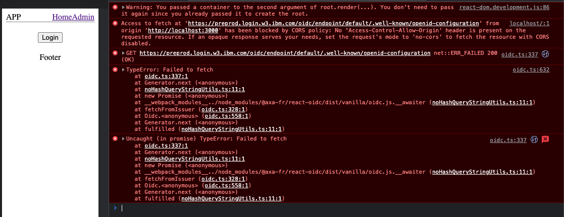 Oidc Ts 337 Uncaught In Promise Typeerror Failed To Fetch · Issue