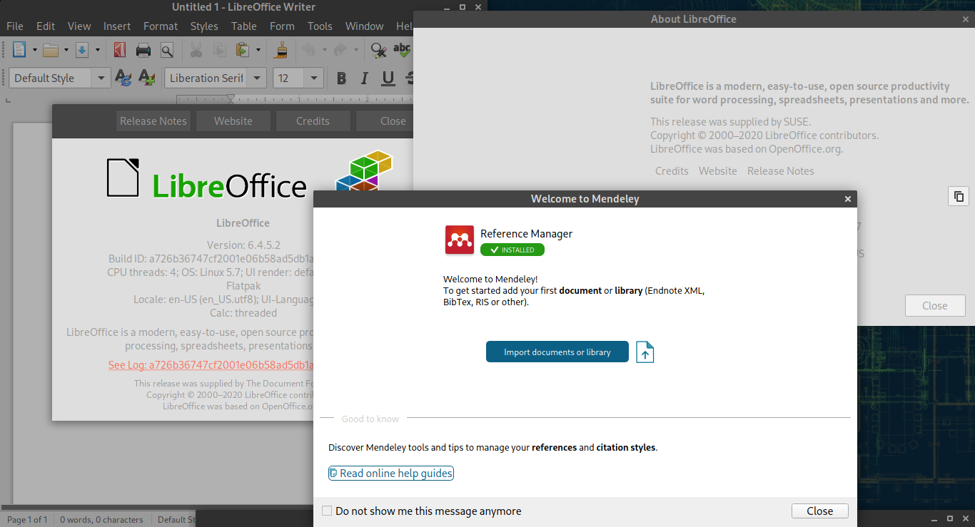 Mendeley openoffice plugin doesnot detect libreoffice(flatpak version) · Issue #52 · Mendeley ...