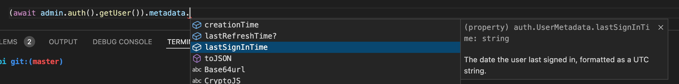 Firebase Auth wrongly assumes lastSignInTime is not null · Issue #1608 · firebase/firebase-admin ...
