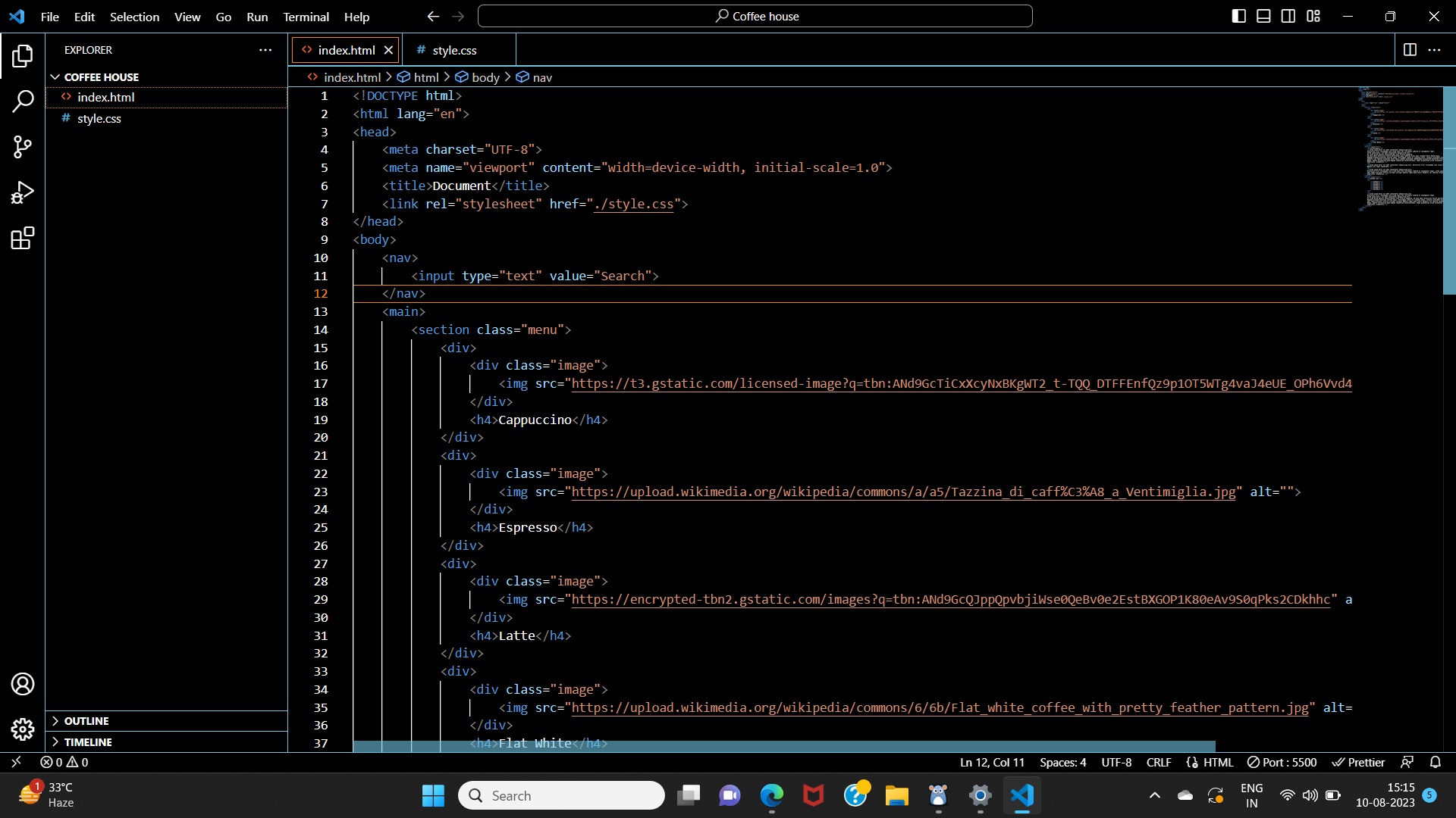 GitHub - shweta-sharma-1009/coffee-house
