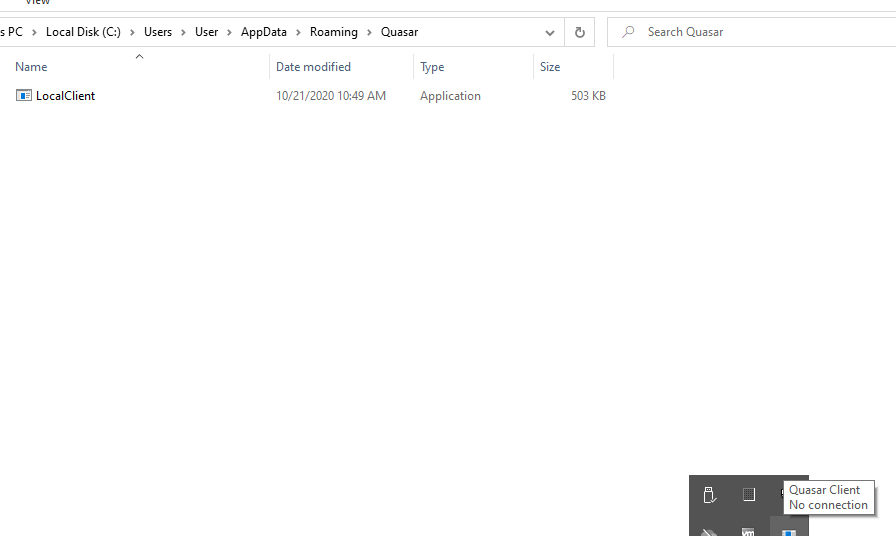 Client Cant Connect · Issue 883 · Quasarquasar · Github 