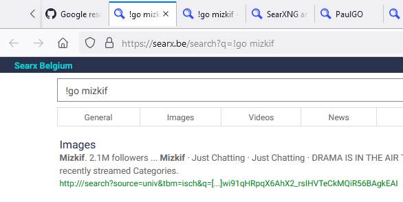 Google result broken, missing most of the URL · Issue #1794 · searxng/searxng · GitHub
