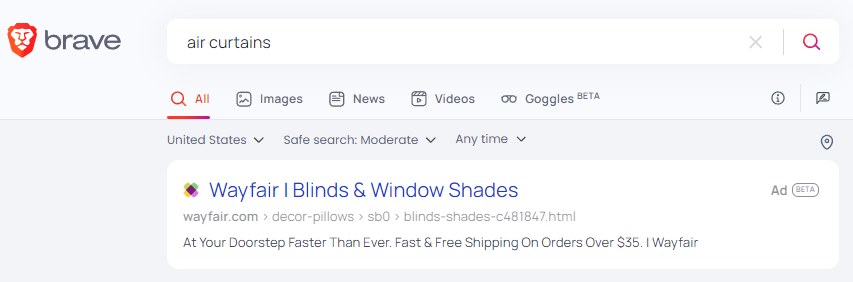 Bug: brave giving invalid links taken from ads · Issue #2805 · searxng/searxng · GitHub