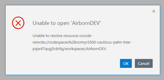 Codespace Error · Community · Discussion 51136 · Github 
