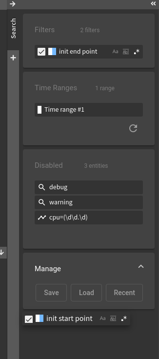 Filter goes to disabled section even it wasn't dropped there · Issue #886 · esrlabs/chipmunk ...