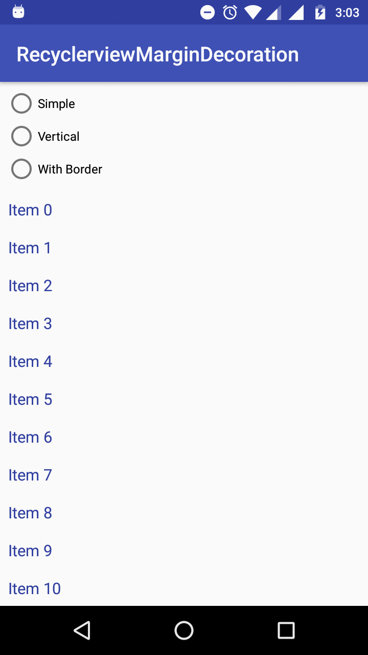 GitHub - SamsetDev/RecyclerviewDecoration: Recyclerview Decoration