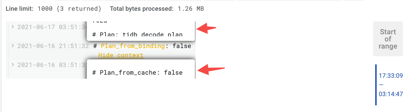 Grafana 802 Log Context Popup Dialog Of The First Or Last Log Is