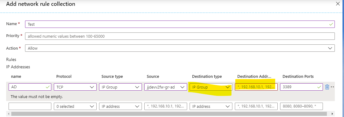 Ip Group For Destination In Network Rule · Issue 53006 · Microsoftdocs Azure Docs · Github