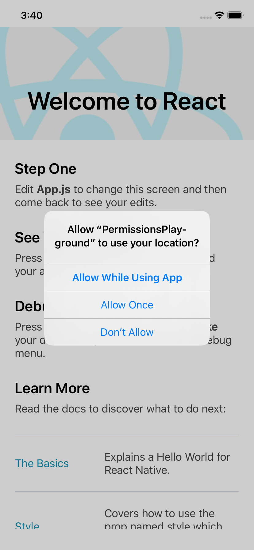 Requesting IOS.LOCATION_ALWAYS only enables while using app · Issue #462 · zoontek/react-native ...