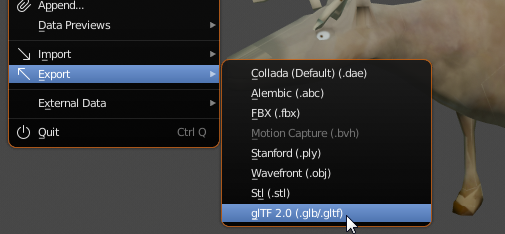I cant do export "GLTF 2.0" Blender 2.8 alpha · Issue #186 ...
