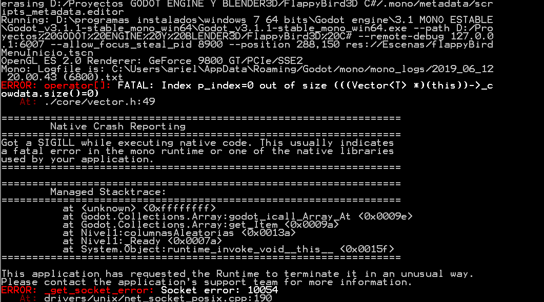 Godot C # I can only execute 1 scene · Issue #29734 · godotengine/godot · GitHub