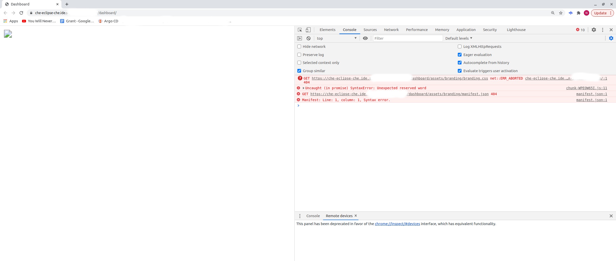 GCP Che installation guide does not work · Issue #20726 · eclipse-che/che · GitHub