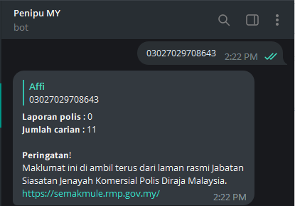 GitHub - affifuddin-hazam/semakmule-python: SEMAKMULA unofficial API made in Python