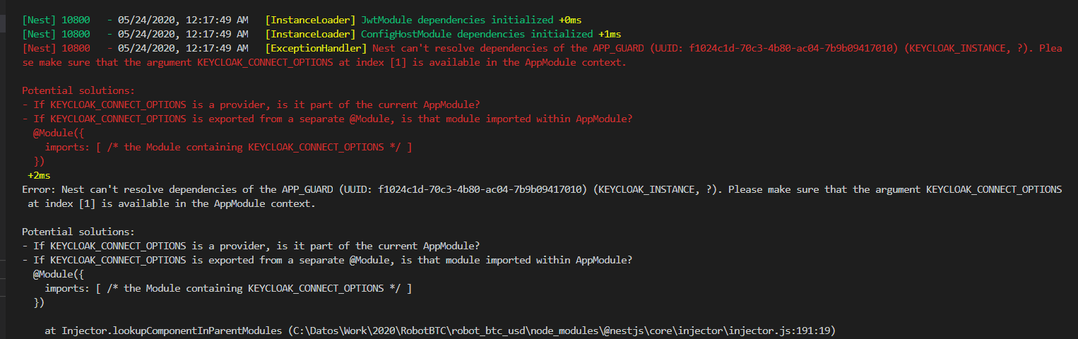 Nest not start · Issue #8 · ferrerojosh/nest-keycloak-connect · GitHub