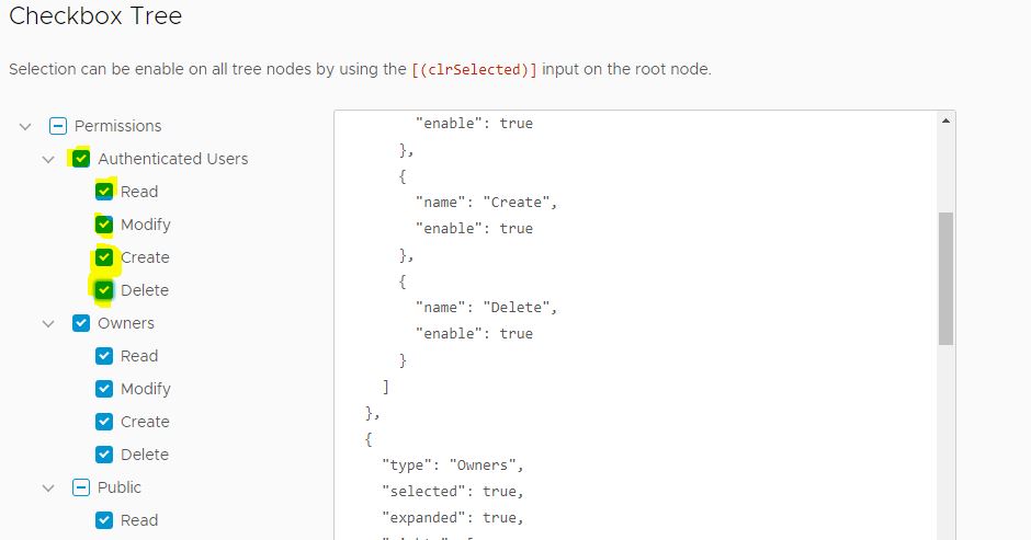Tree View Component: Collapsed parent checkbox state changes are not ...