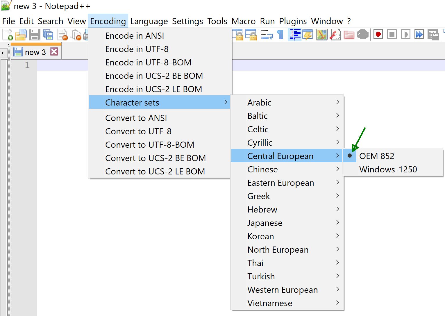 The Selected Encoding Used For The File Opened In Notepad Is Not 