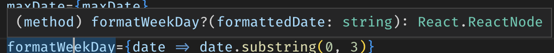 formatWeekDay is returning a function instead of a string after 4.9.0 · Issue #3918 · Hacker0x01 ...