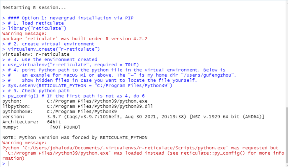 Nevergrad Installation Failure - Option 1 · Issue #670 · facebookexperimental/Robyn · GitHub