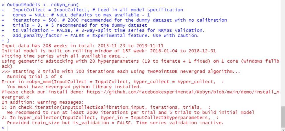 Nevergrad Installation Failure - Option 1 · Issue #670 · facebookexperimental/Robyn · GitHub