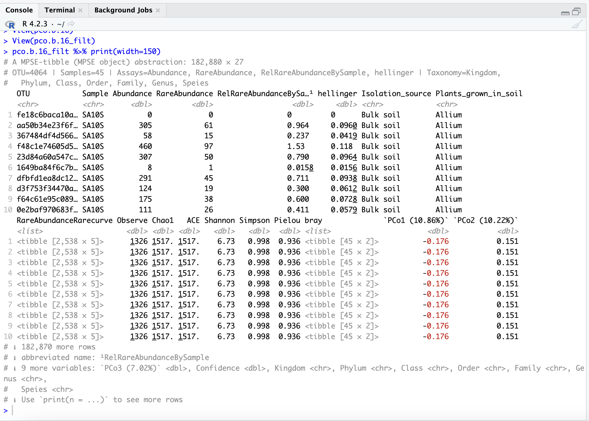 Biomarker discovery: Error in if (nrow(tmpkeepfeature) > 0) { : argument is of length zero ...