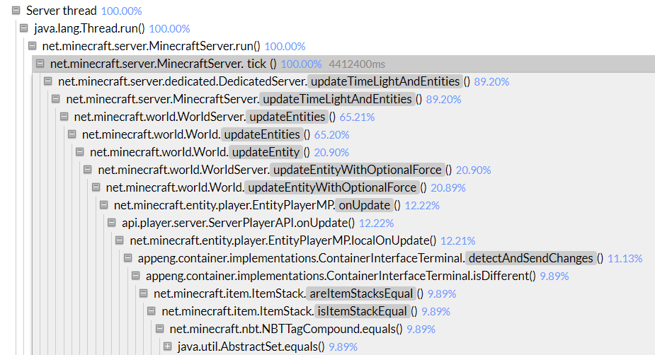 ME interface terminal cause serious lag · Issue #7513 · GTNewHorizons ...