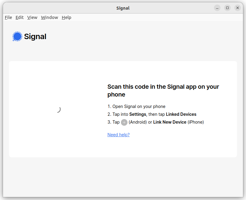 Cannot register new Linux device · Issue #5936 · signalapp/Signal-Desktop · GitHub