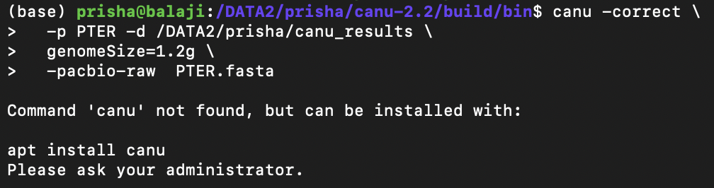 Error: canu iteration count too high, stopping pipeline · Issue #2217 · marbl/canu · GitHub