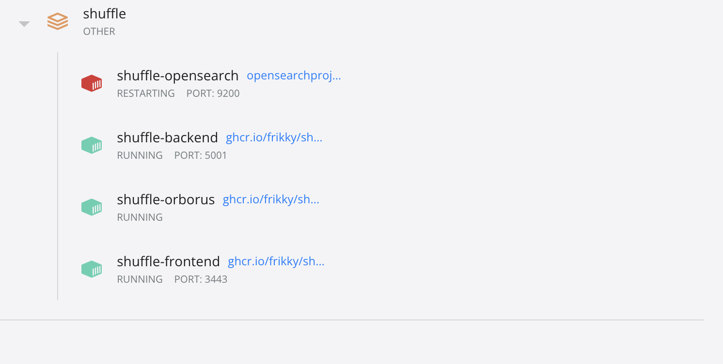 [Bug] Can't run shuffle-opensearch container. · Issue #713 · Shuffle ...