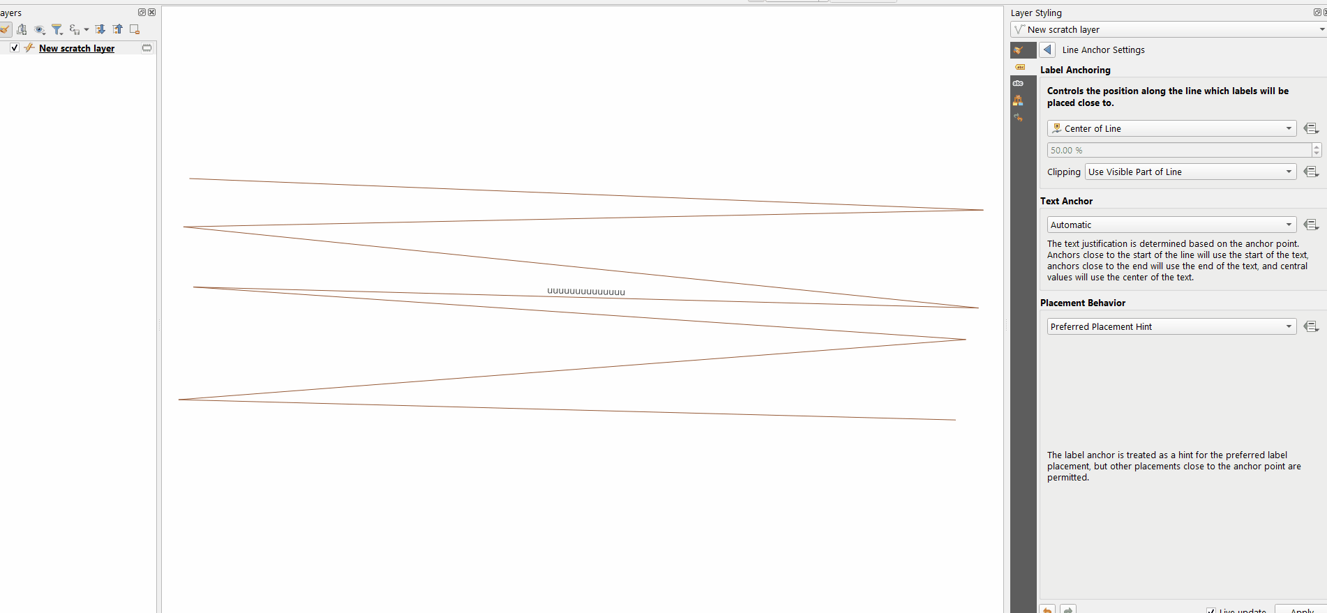 Inconsistent line label anchor placement when clipping to visible extent · Issue #51216 · qgis ...