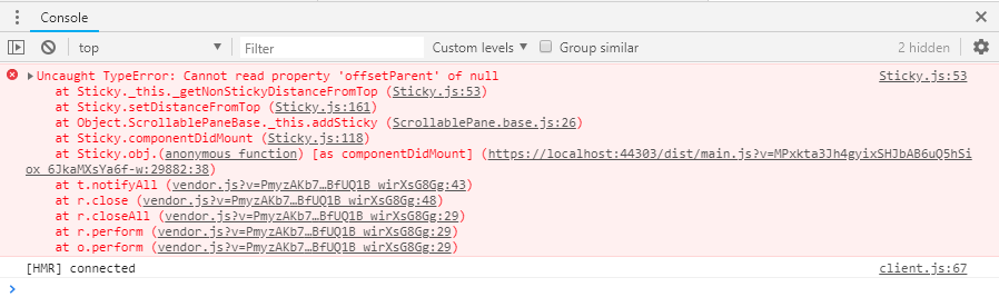 Sticky Typeerror Cause Fabric Ui Render Failed · Issue 6056 · Microsoftfluentui · Github