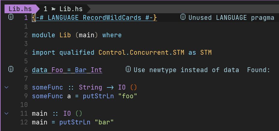 Nvim-lsp: hlint doesn't work with haskell-language-server for standalone files. : r/haskell