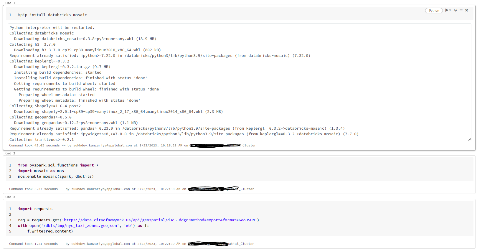 Getting error while using %%mosaic_kepler. Error -> py4j.Py4JException: Method st_centroid ...