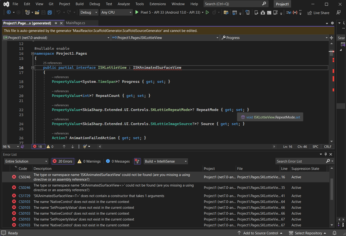 Update MauiReactor · Issue #131 · adospace/reactorui-maui · GitHub
