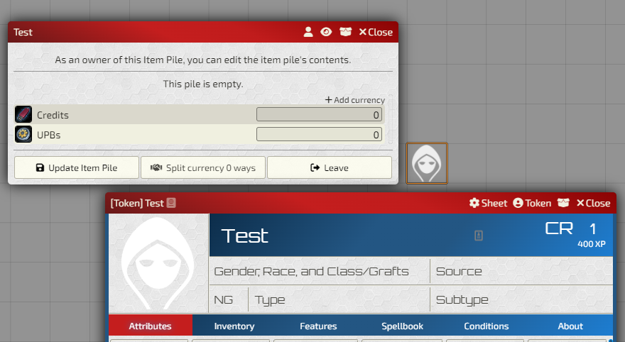 [BUG] - Item Pile sheets open the base actor instead of the synthetic token actor · Issue #216 ...