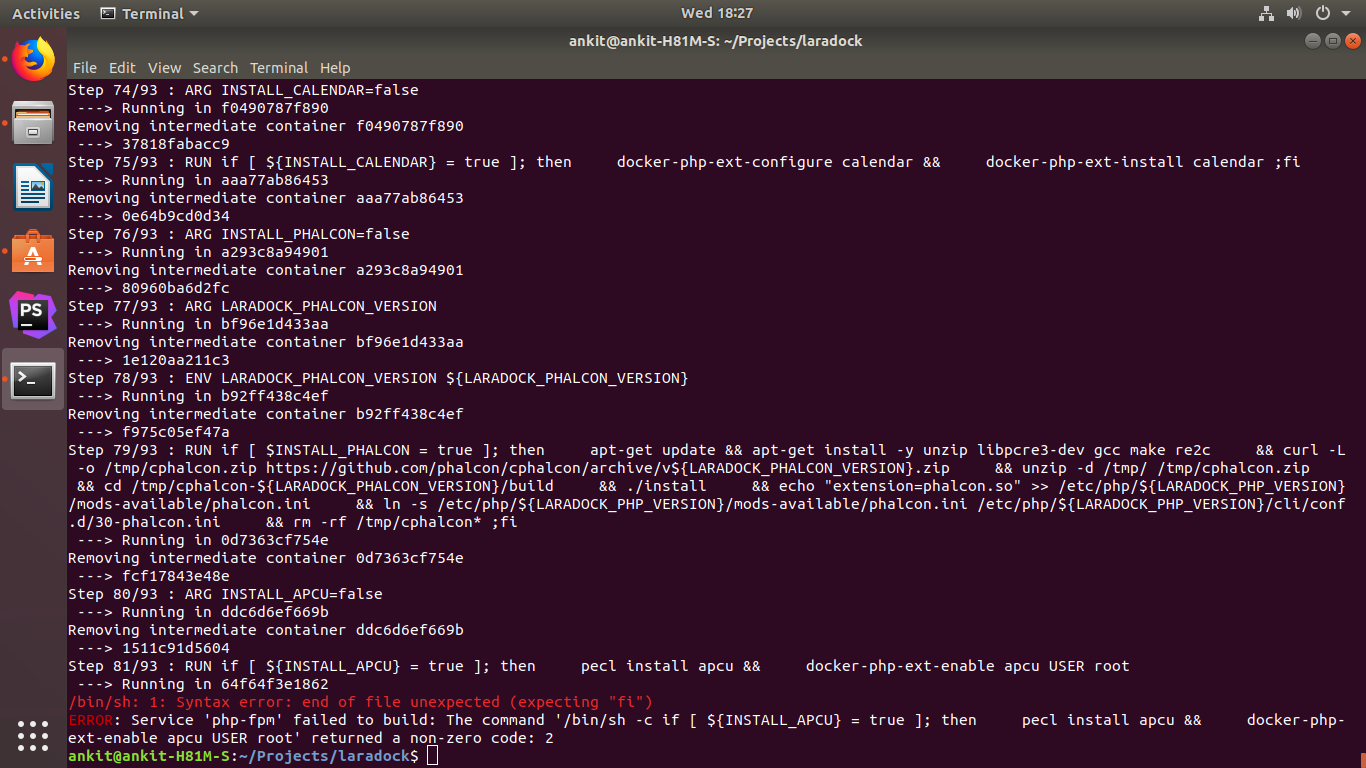 installation problem on ubuntu 18.04 · Issue #1943 · laradock/laradock · GitHub