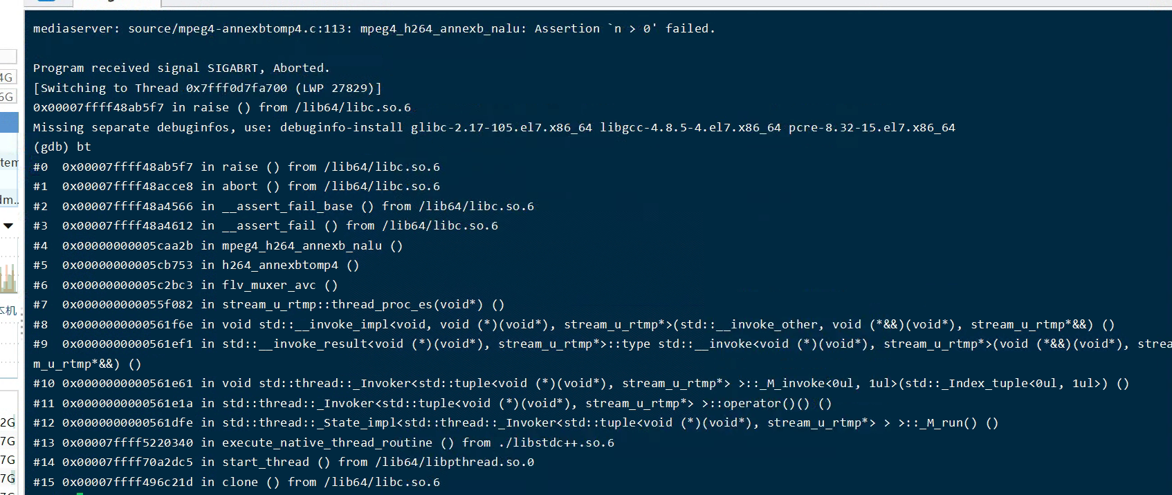 mpeg4_h264_annexb_nalu内断言问题 · Issue #239 · ireader/media-server · GitHub