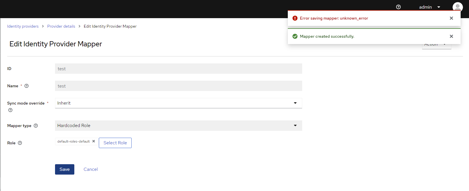 Keycloak 22.0.1: NPE in Edit Identity Provider Mapper on second Save · Issue #22890 · keycloak ...