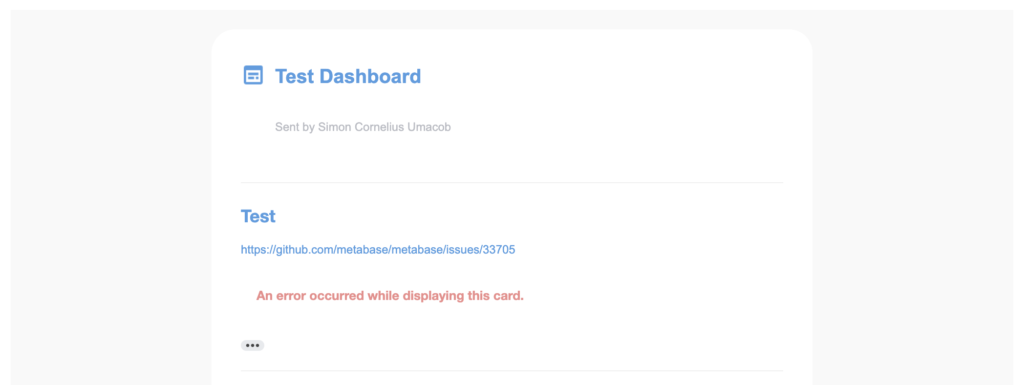 Pulse card render error when sending dashboard via e-mail. · Issue #33705 · metabase/metabase ...