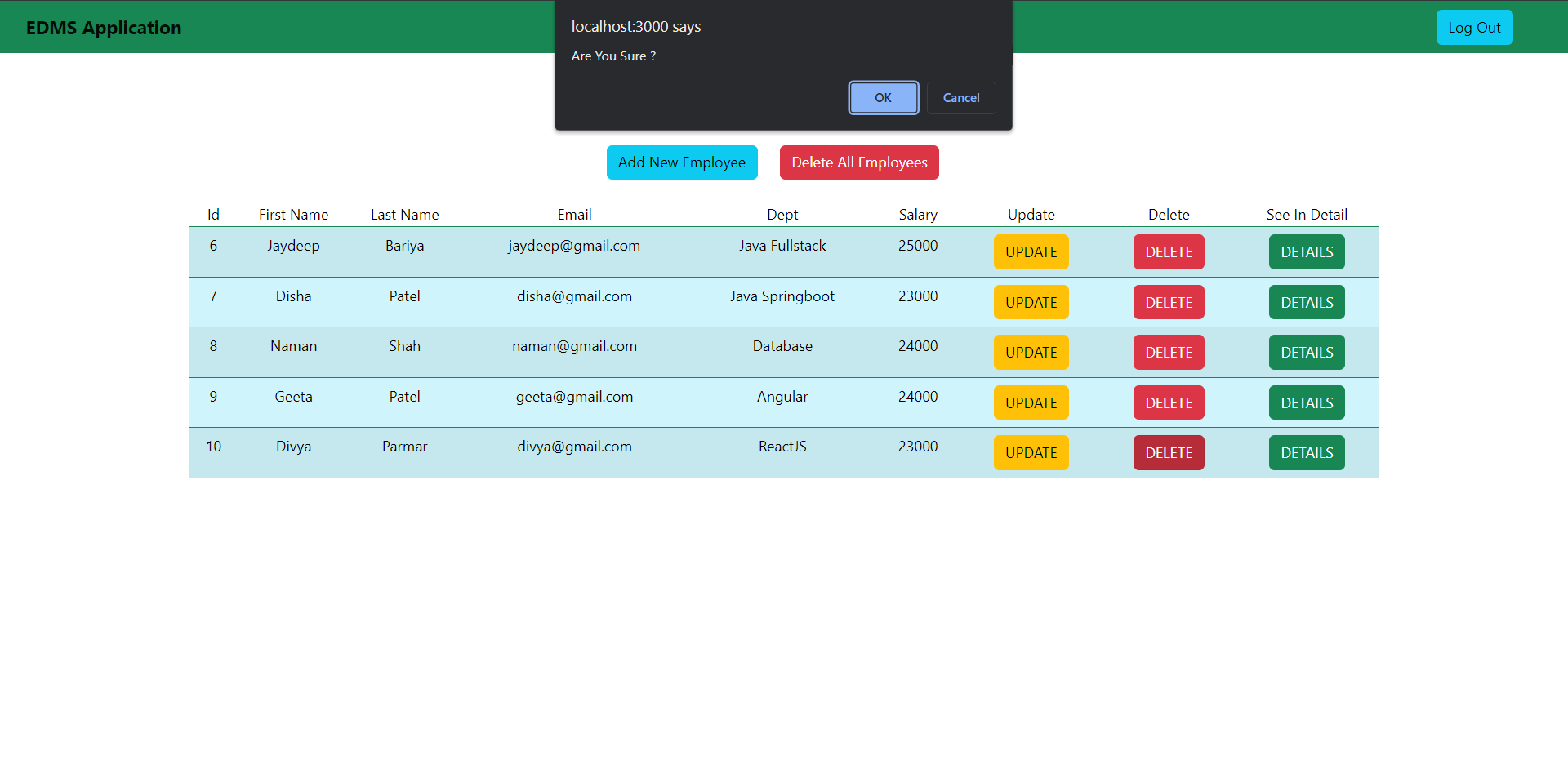 GitHub - jaydeepbariya59/EmployeeDataManagementSystem_App: This app lets one manage data of ...